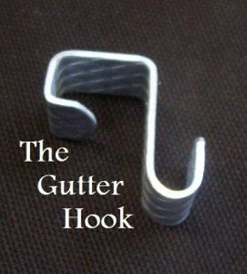 Holiday Light Aluminum Gutter Hooks - Put em up and leave em up!